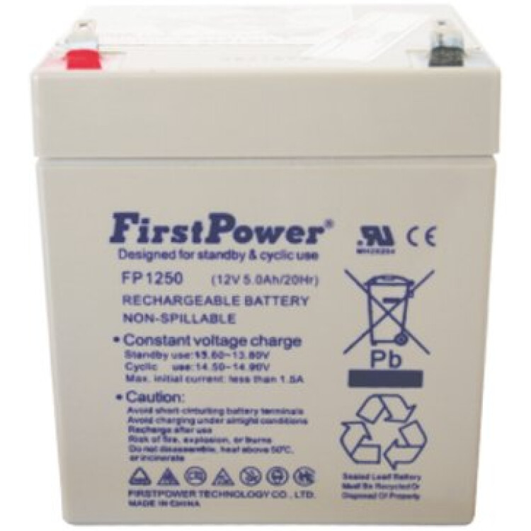 FirstPower FP1250 Standardna Hermetička Olovna Baterija 12V 5Ah | MAKS ...