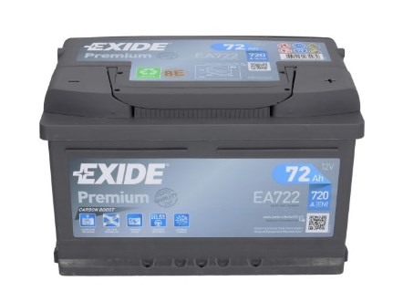 Akumulator Exide premium EA722 | MAKS POWER