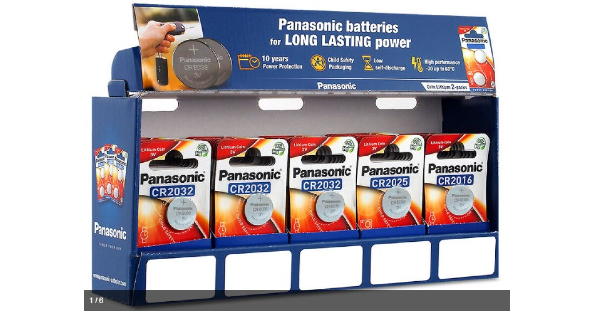 Panasonic Dugmaste baterije stalak | MAKS POWER