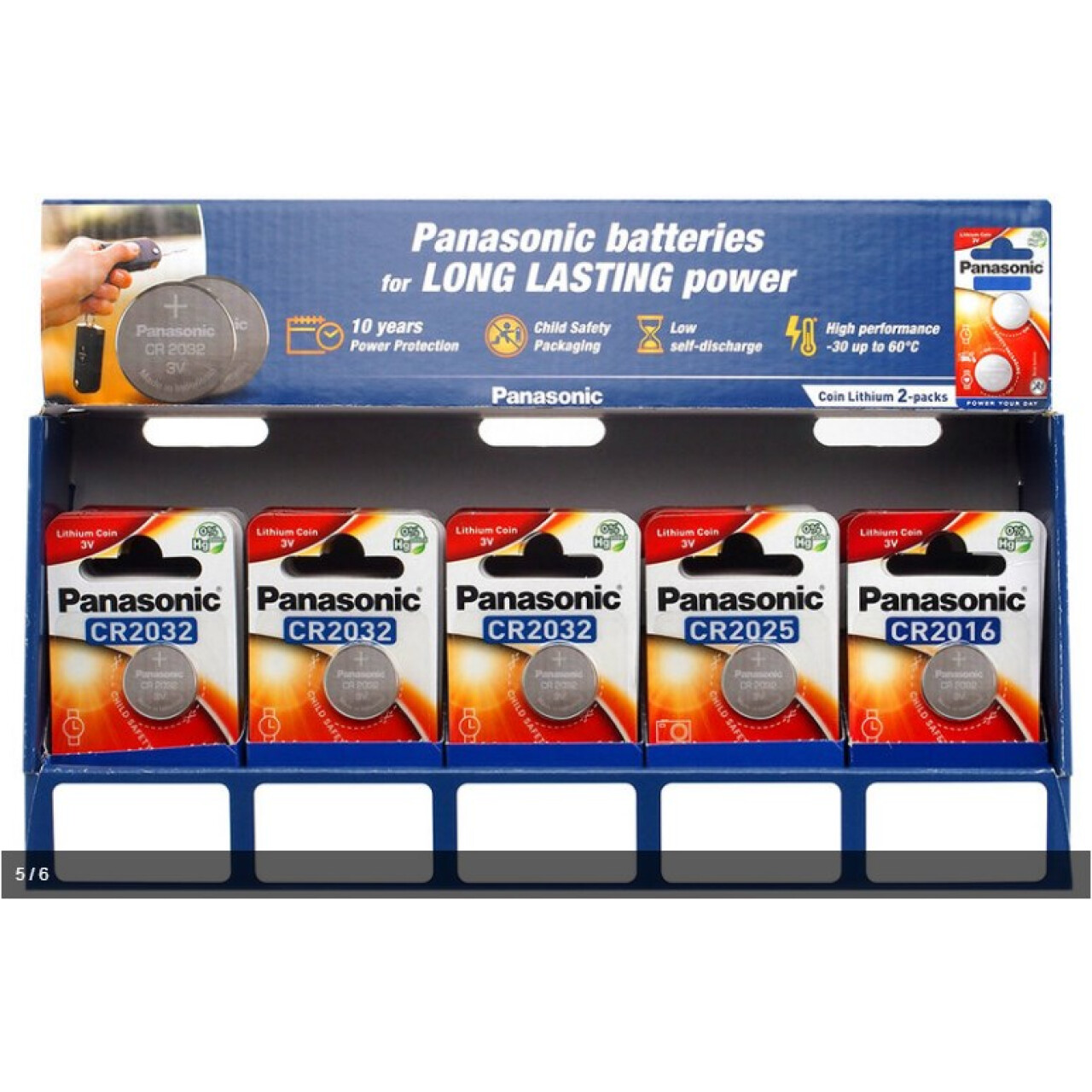 Panasonic Dugmaste baterije stalak | MAKS POWER