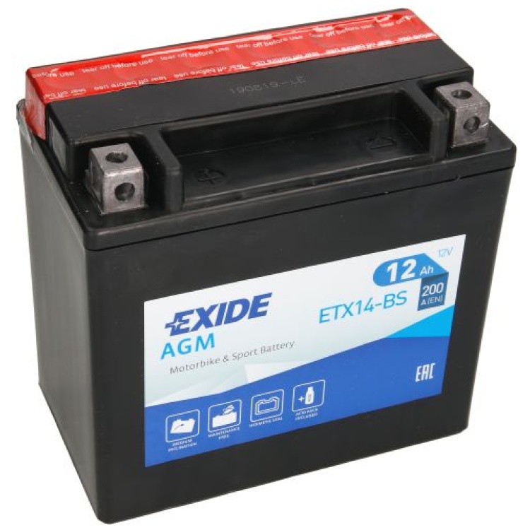 Bike Exide ETX14-BS 12V 12Ah | MAKS POWER