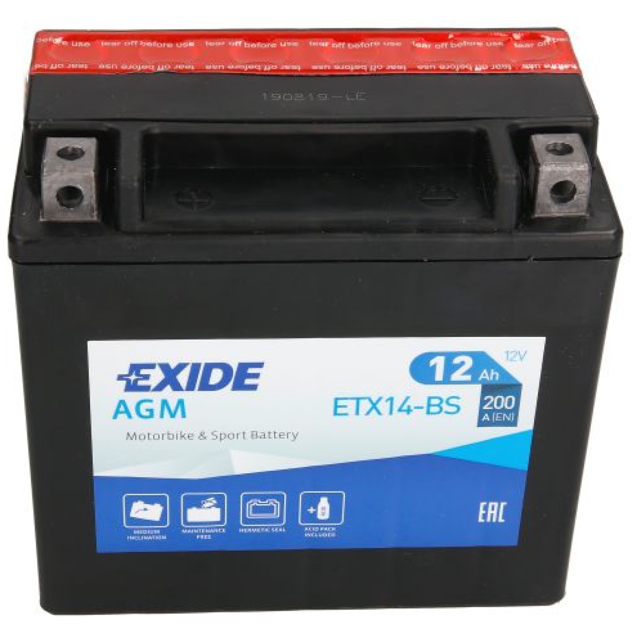 Bike Exide ETX14-BS 12V 12Ah | MAKS POWER