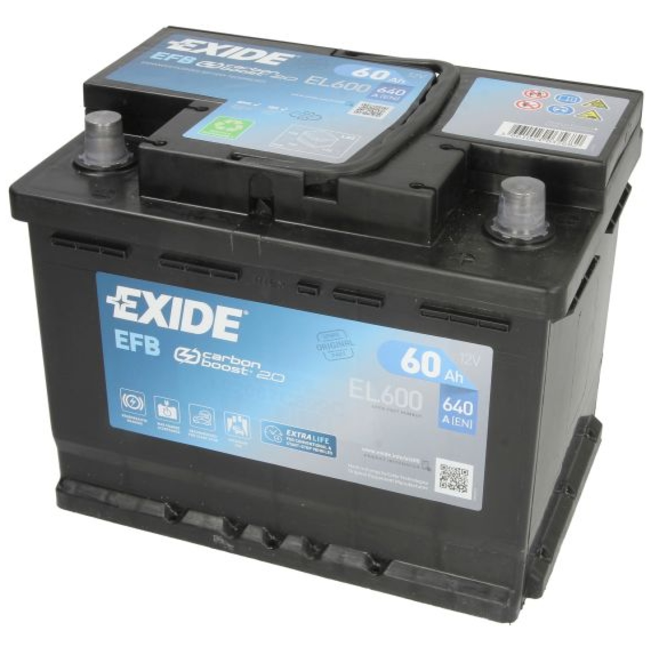 EXIDE EL600 12V 60Ah EFB | MAKS POWER