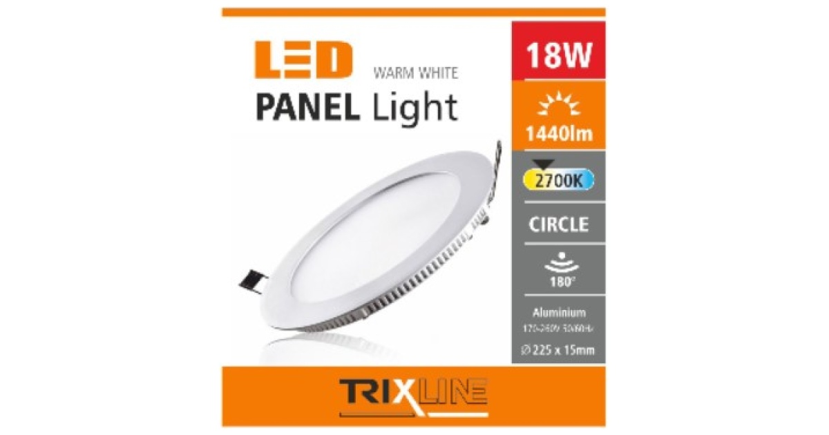 LED Panel okrugli 18W 2700K | MAKS POWER