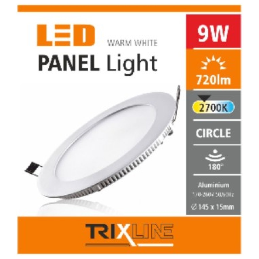 LED Panel okrugli 9W 2700K | MAKS POWER