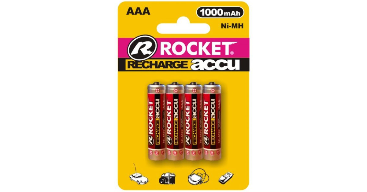 Rocket Ni-Mh R03/AAA 1000mAh | MAKS POWER