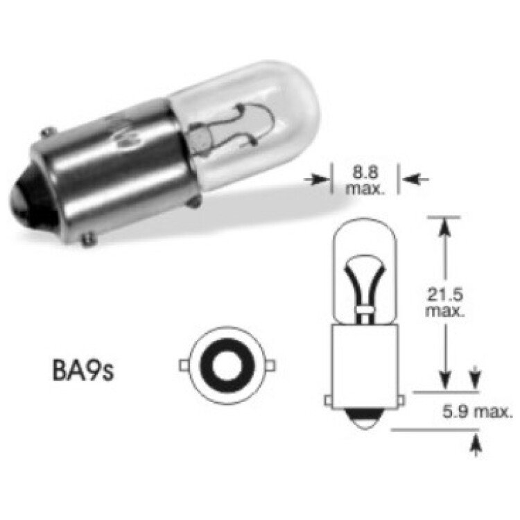 Tesla 12V 4W BA9S | MAKS POWER