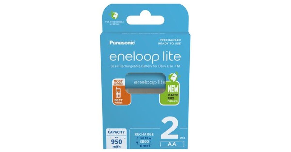 Eneloop Lite R6 BK-3LCCE/2BE | MAKS POWER