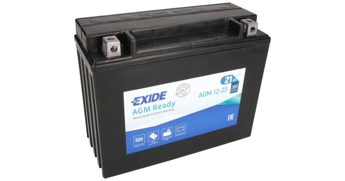Bike Exide AGM 12-23 21Ah | MAKS POWER