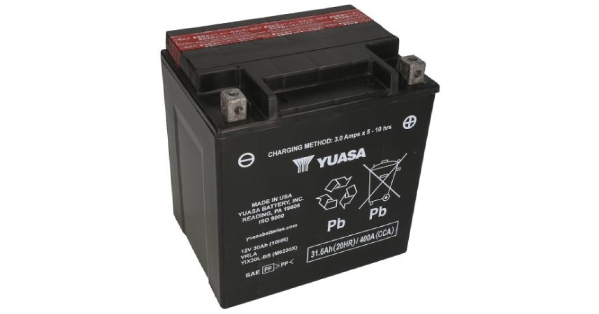 Bike Yuasa YIX30L-BS 12V 30Ah | MAKS POWER