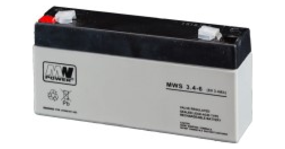 MWS 6V 3,4Ah AGM | MAKS POWER