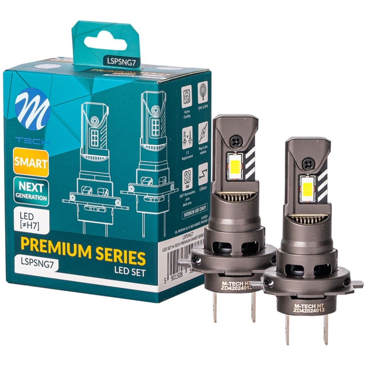 M-Tech LED set H7 Premium LSPS | MAKS POWER