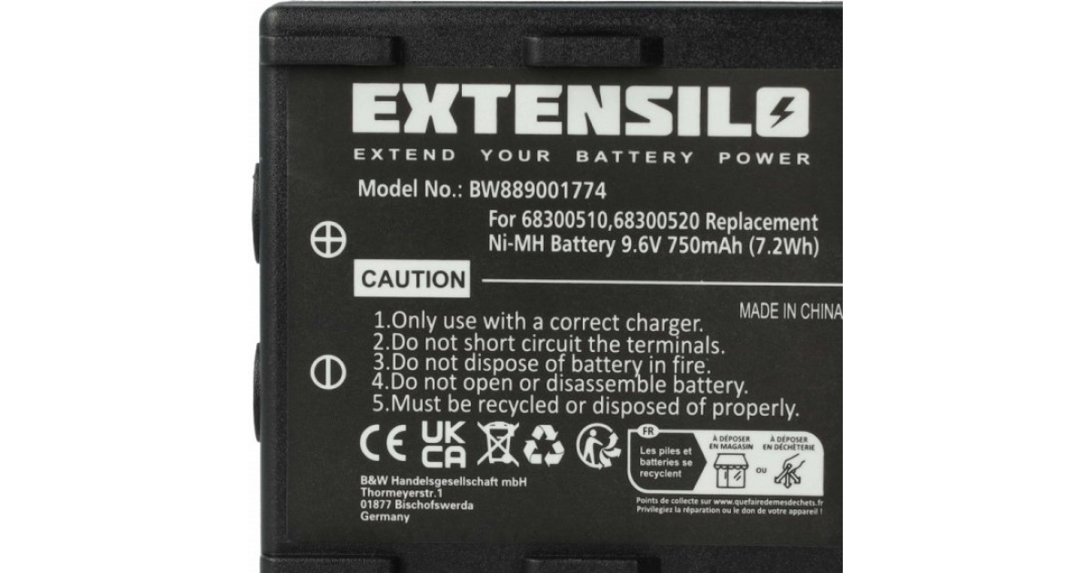 Hetronic Nova, Ergo 9,6V 750mA | MAKS POWER